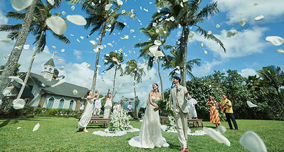 ザ・プライベート・ガーデン アロハ・ケ・アクア｜ハワイの挙式・結婚式なら【ワタベウェディング】